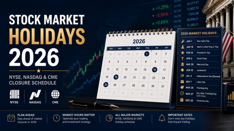 Stock Market Holidays 2026: NYSE & NASDAQ Schedule | EskiSignal